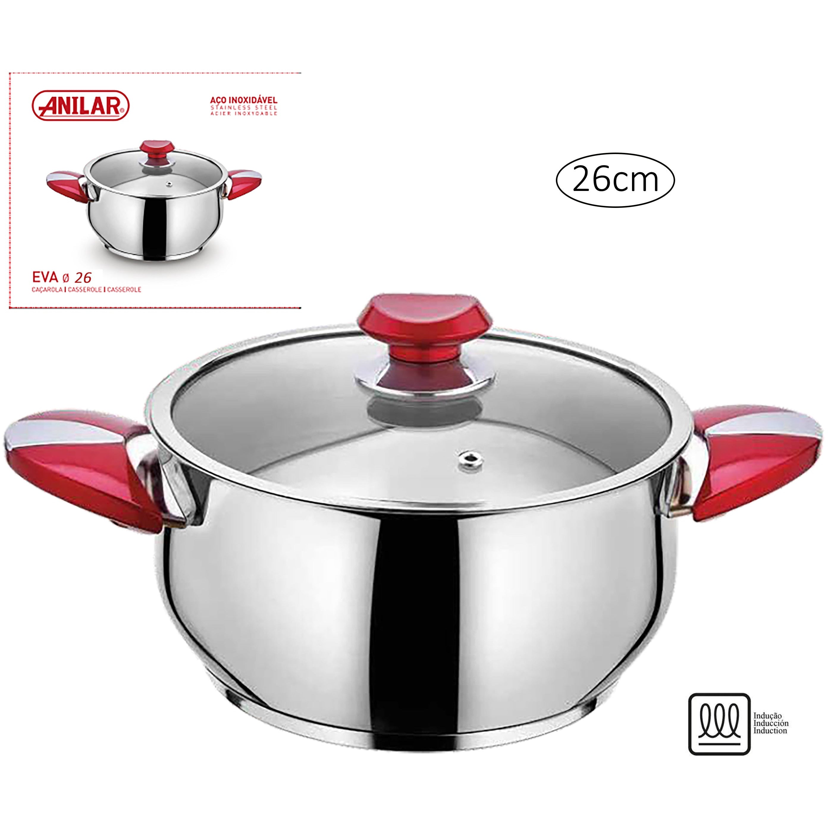 Stainless Steel Pot - 26cm – Wholesale Home and Gift Supplier | Viceni ...
